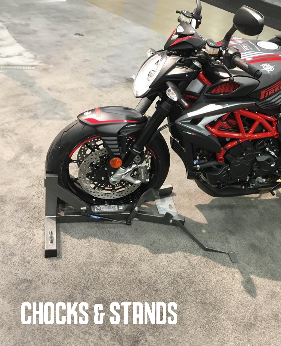 Motorcycle Chocks - Harley Touring Stands - WheelDock