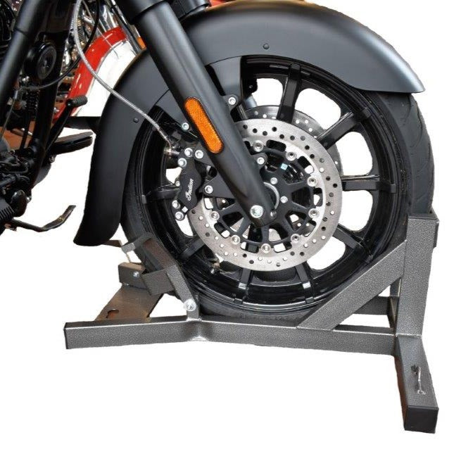 Motorcycle Wheel Chock - Front Wheel Chock - WheelDock